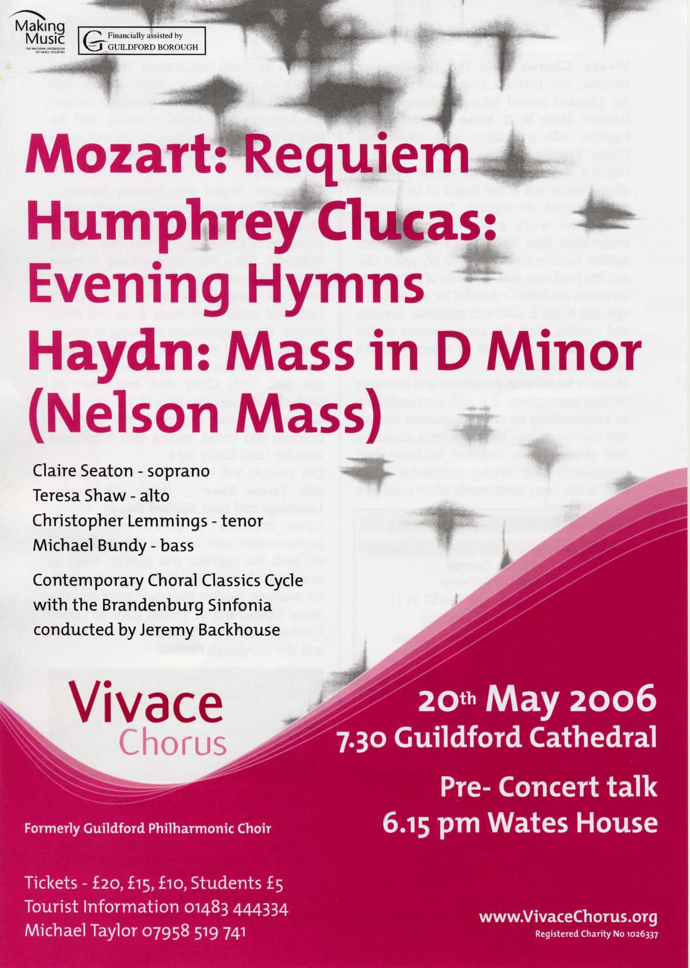 Mozart Requiem & Haydn Nelson Mass | Vivace Chorus